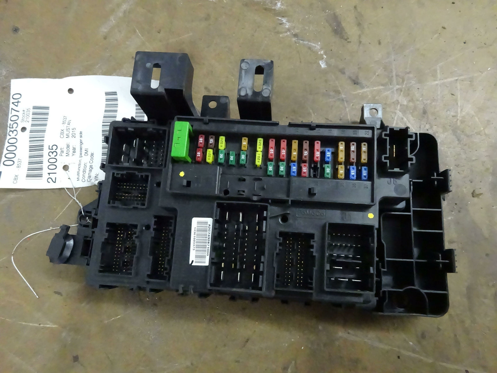 Multifunction (Smart Junction Box) Chassis Brain Box FORD MUSTANG 15 ...