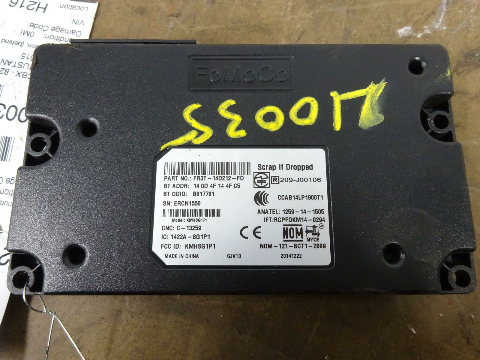 Communication Module Chassis Brain Box FORD MUSTANG 15 – Fox Auto ...