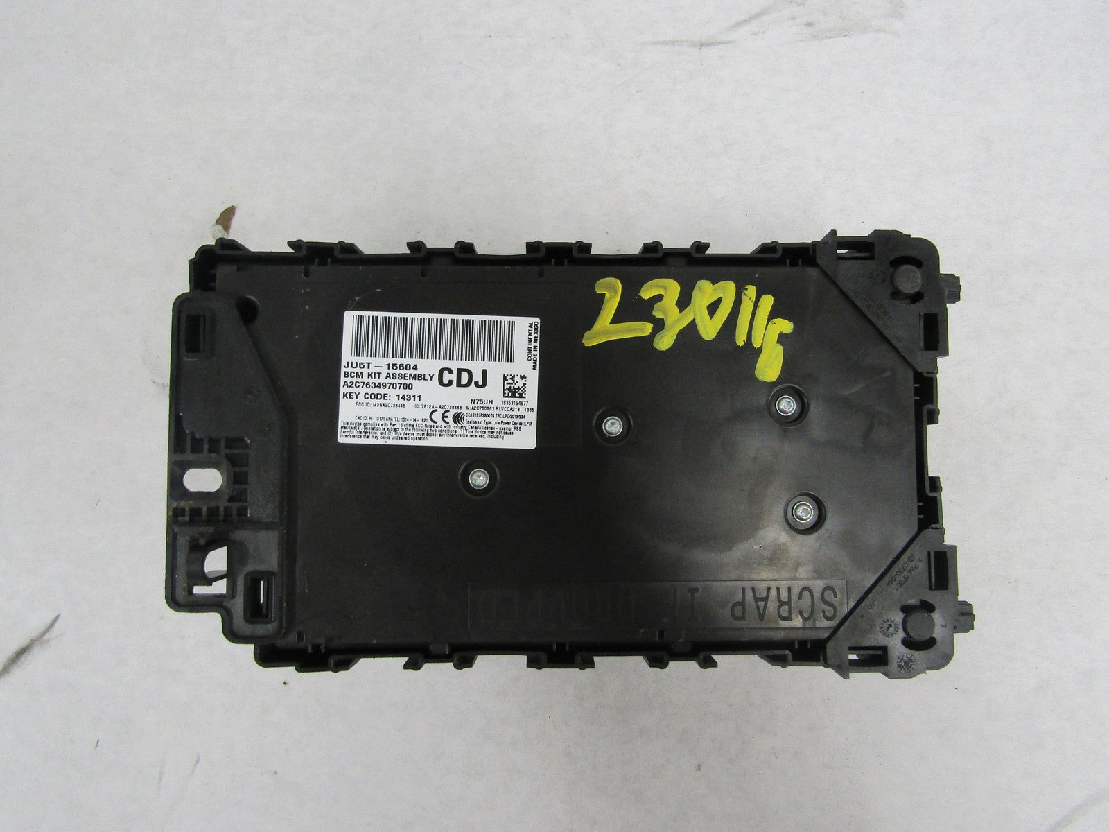 MULTIFUNCTION PASSIVE ENTRY MODULE JU5T-15604-CDJ FORD FUSION 19 20 ...